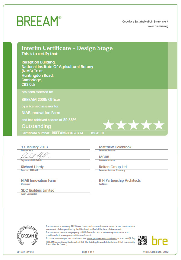 rhp news blog: BREEAM Outstanding