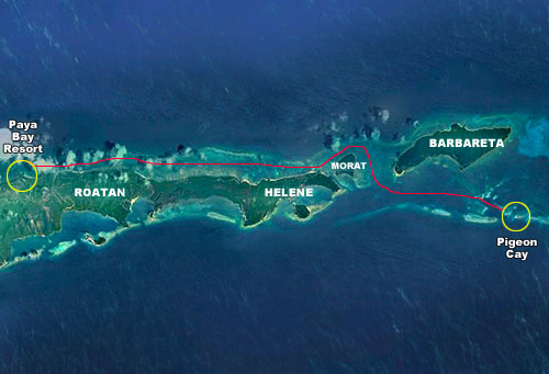 My Roatan - Adventures in Creating Nirvana: snorkeling pigeon cay