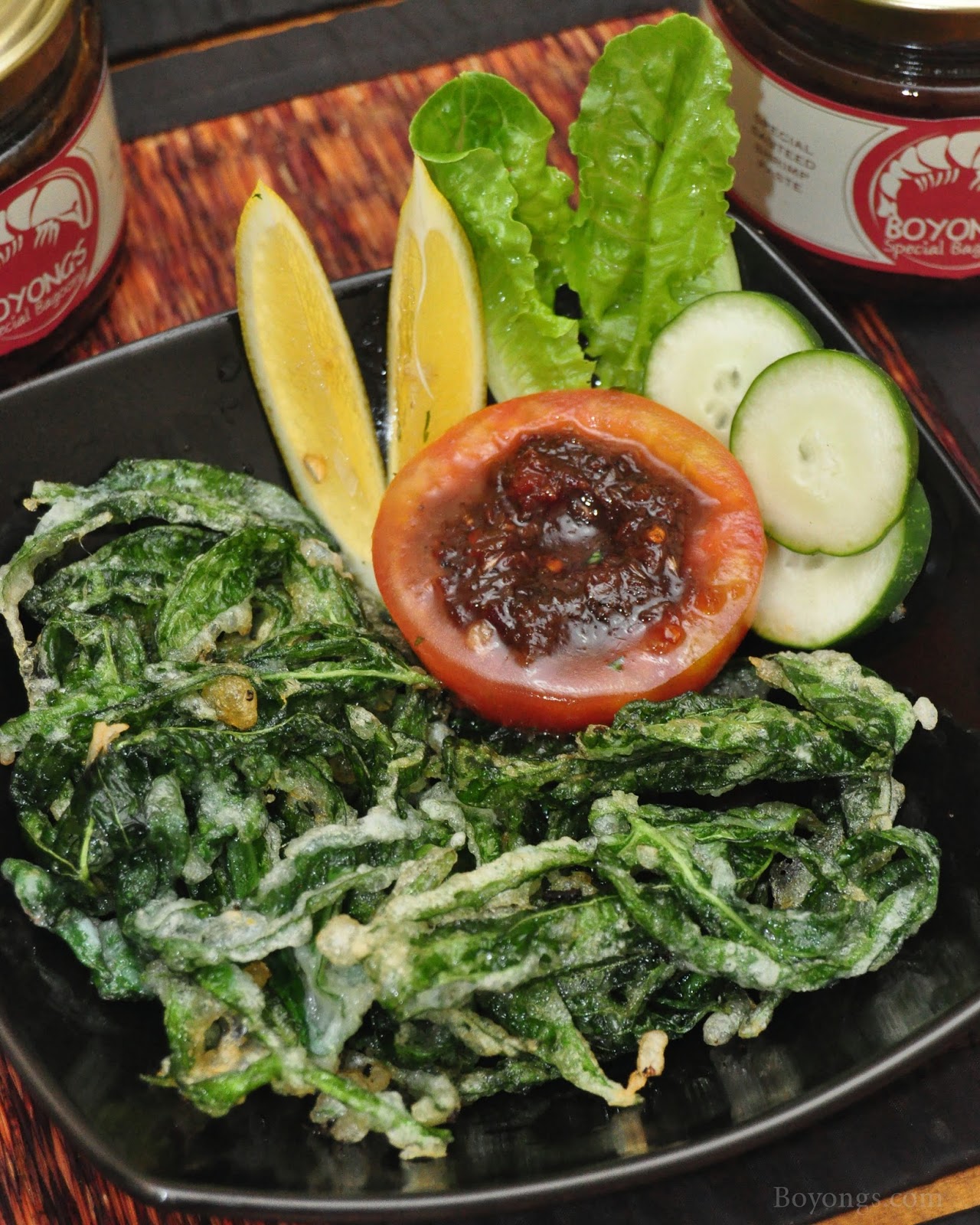 Crispy Camote Tops | Boyong's Gourmet Bagoong