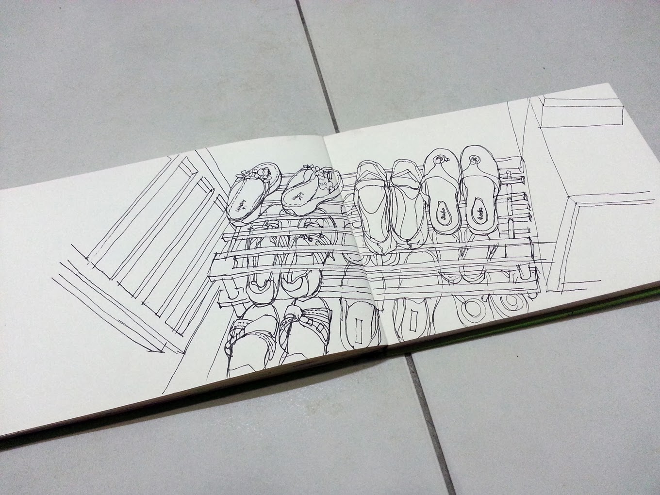 Contoh Lukisan Rak Kasut - KoltonmcyFry