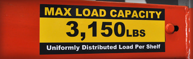 Rack Capacity Labels | Warehouse Labels