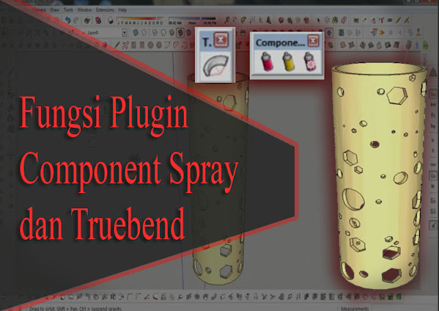 Fungsi Plugin Component Spray dan Truebend - Tutorial Autocad dan ...