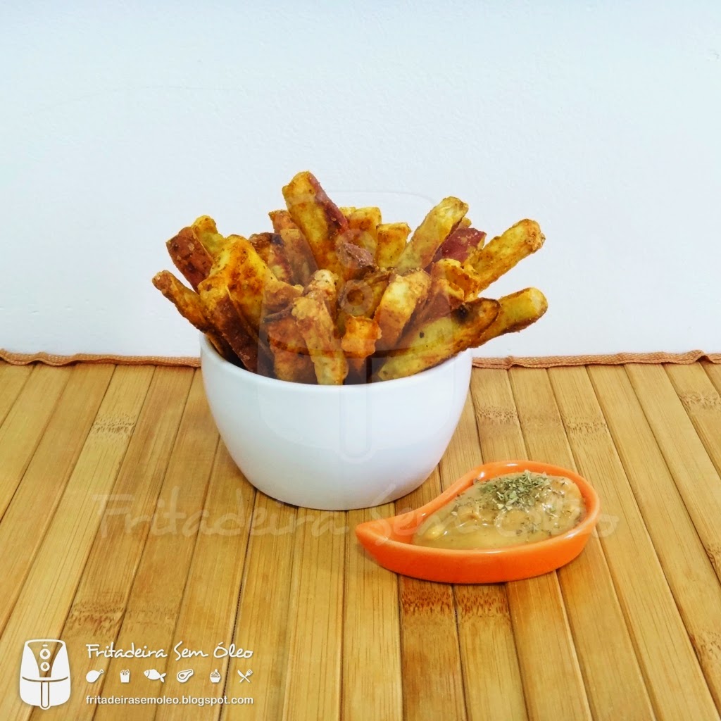 Batata Doce Rústica Frita na AirFryer | Fritadeira sem Óleo - Receitas ...