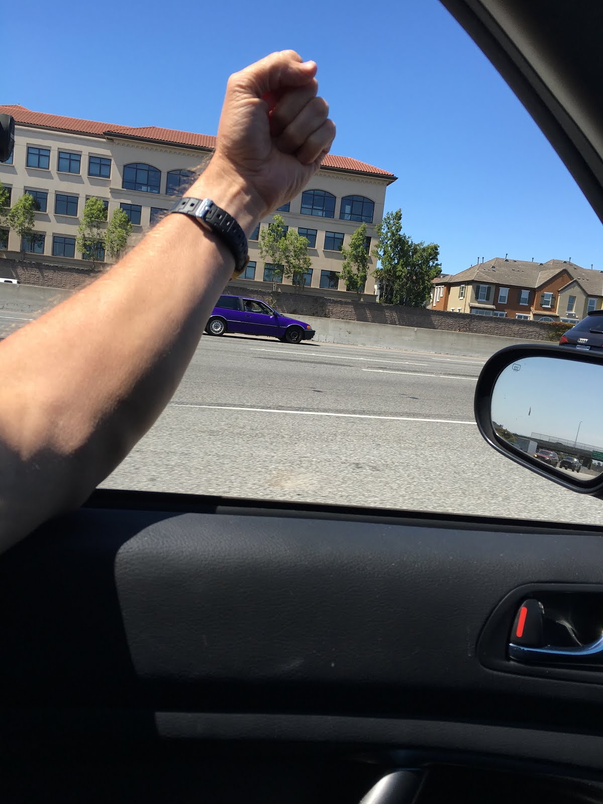 The Benson Journey: Driving, swearing and flipping off