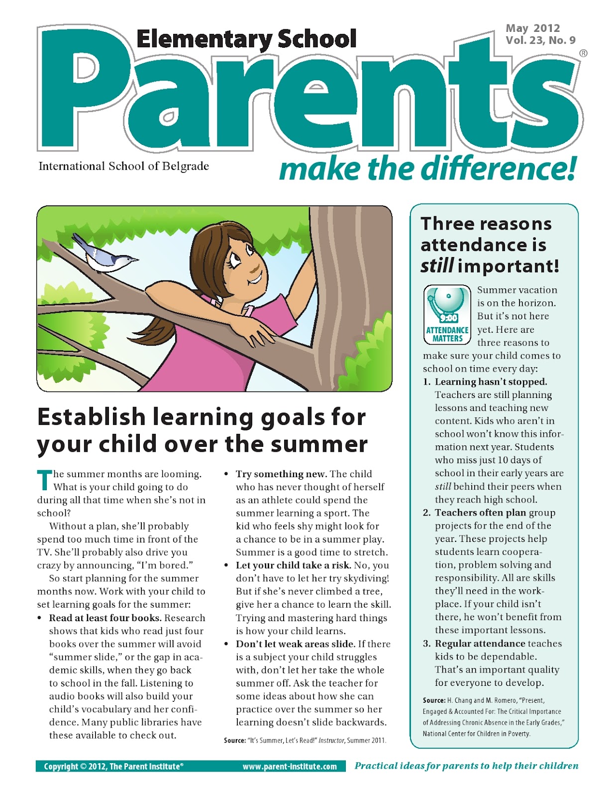 Counseling with Mrs.Tara: Monthly Parent Newsletter