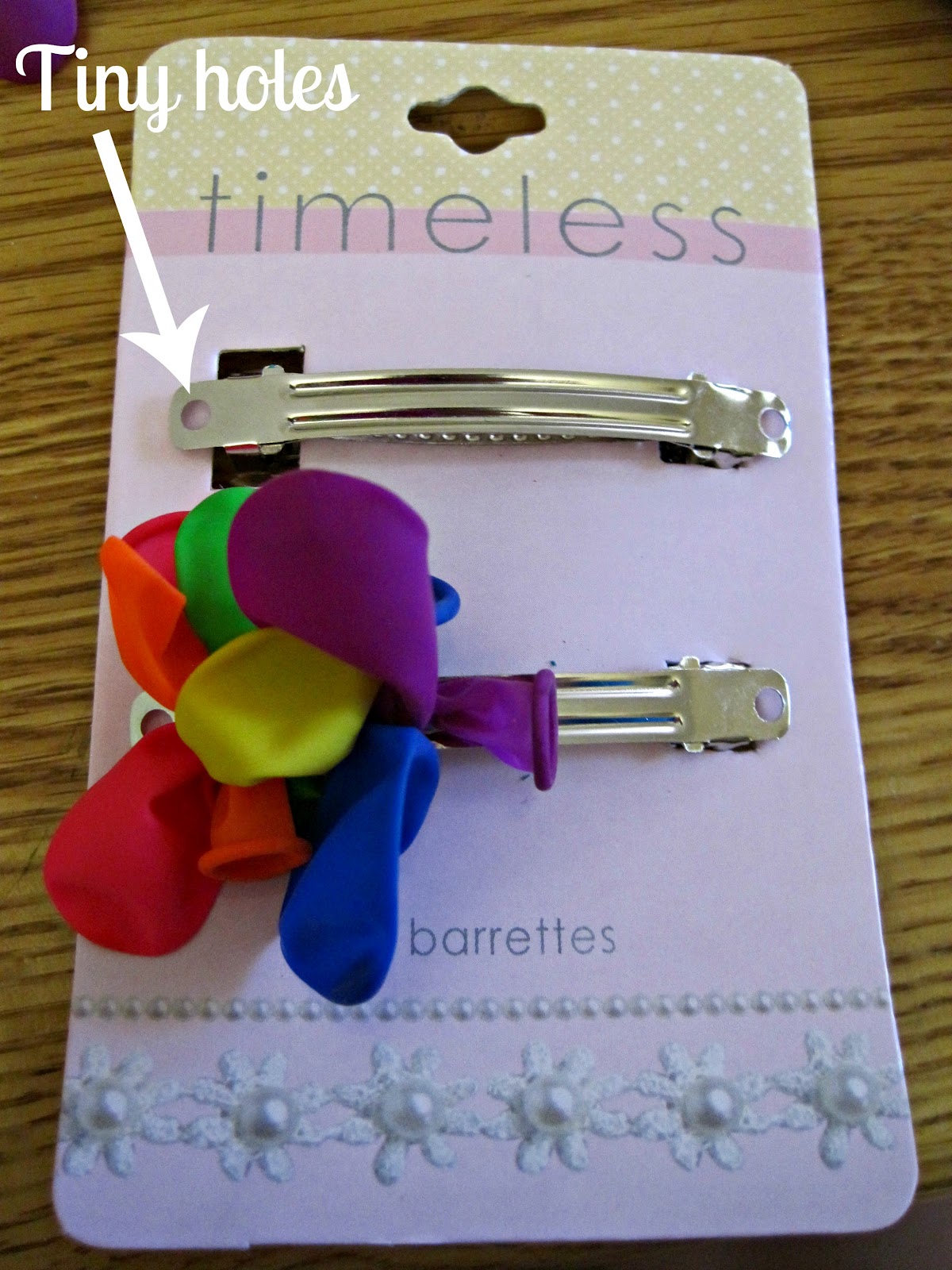 Bake. Make. Create!: Water Balloon Barrette Tutorial