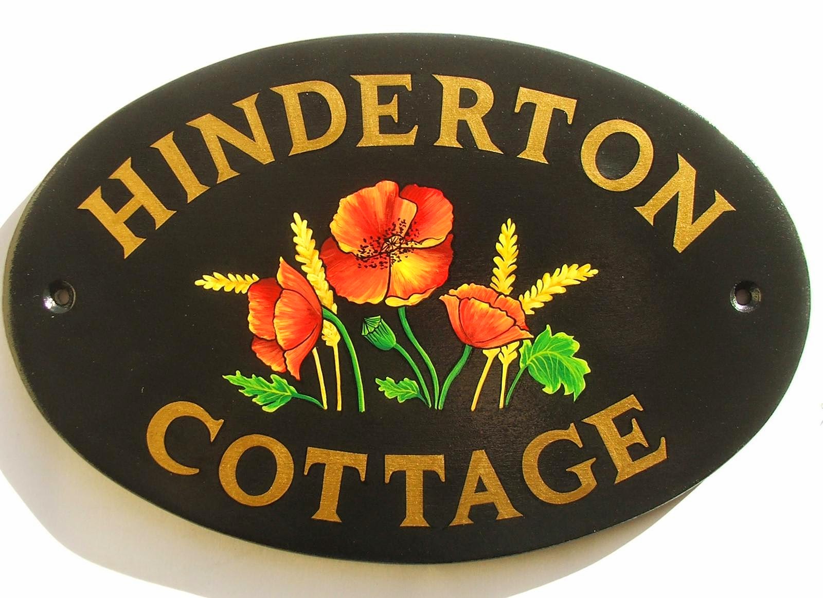 Hand Painted House Signs by Ceramic Art: House Signs, House Plaques and ...
