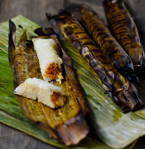 Pulut Udang/ Charred Savoury Glutinous Rice - Lisa's Lemony Kitchen