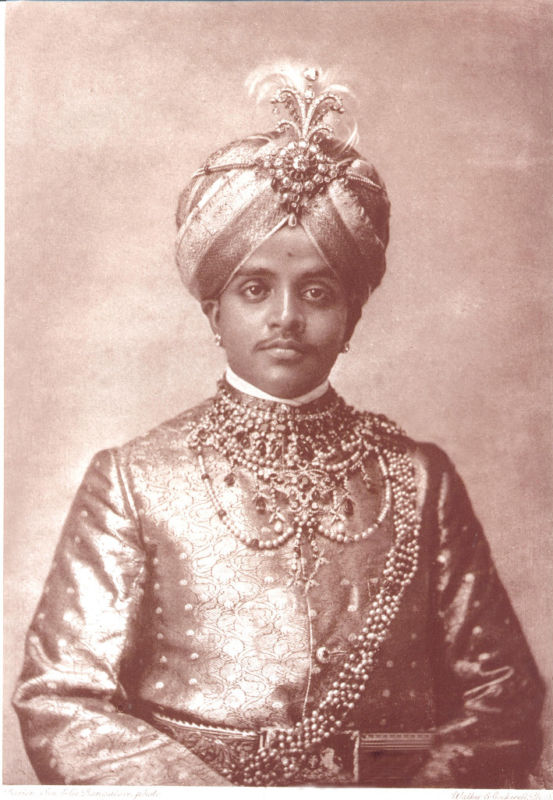 Portrait of an Indian Maharaja - Old Indian Photos