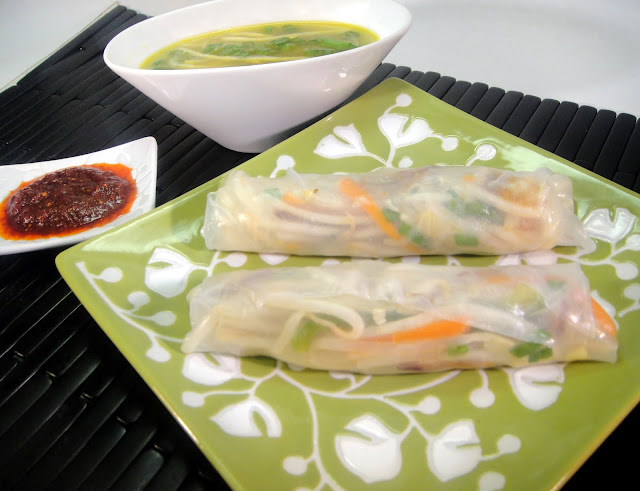 Shital's-Kitchen: Rice Paper Spring Rolls