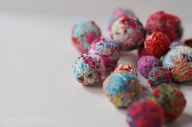 Fabric balls - Journey into Creativity