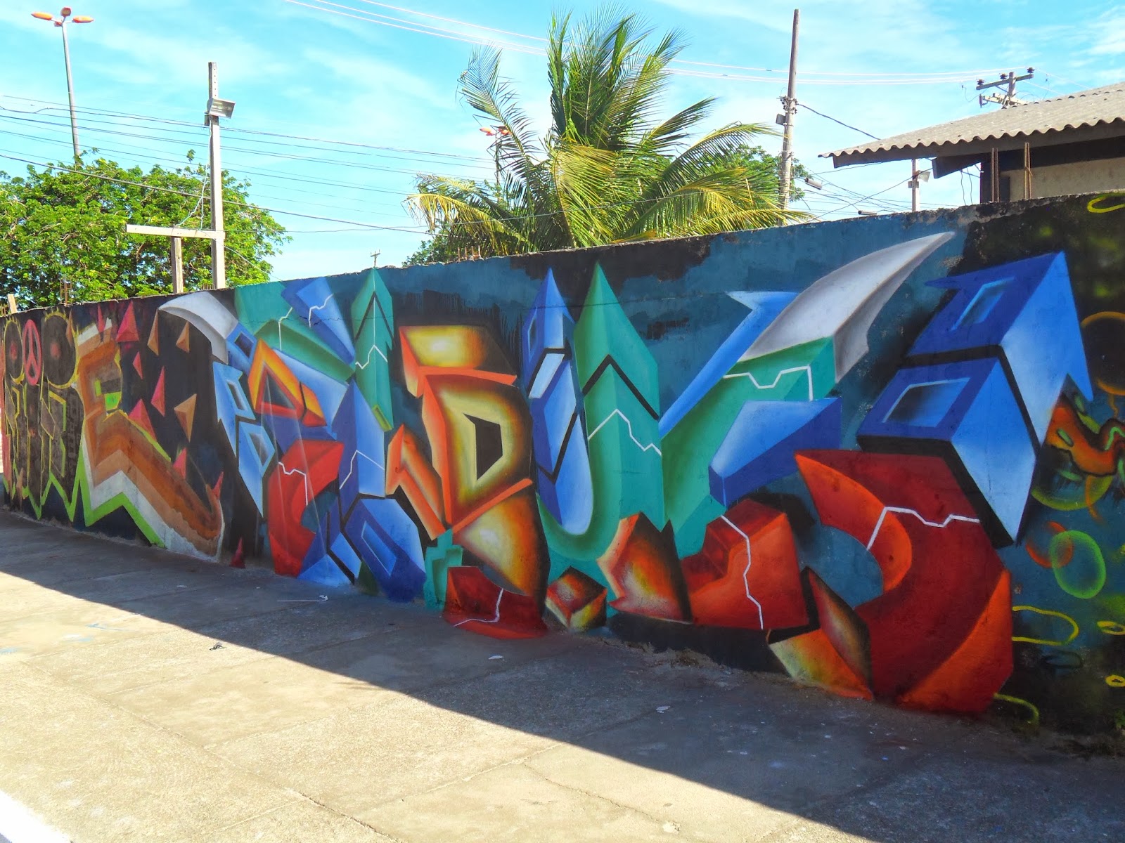 Pintura e Grafite: Grafite de rua - Em frente a Prefeitura de Rio das ...