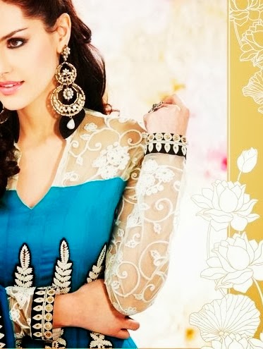 Signature5: Embroidered Front Open Double Shirts 2014 | Latest Open ...