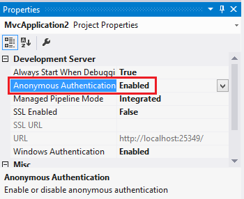 Windows Authentication in MVC4 with IIS Express