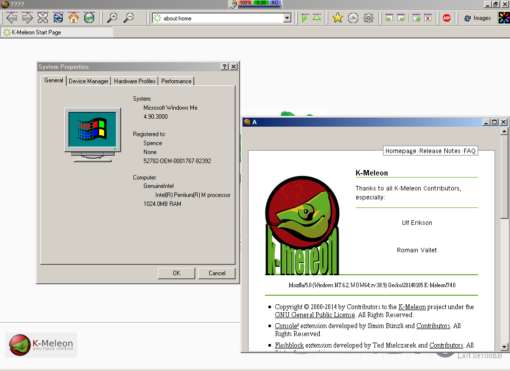 K-Meleon 74 Windows 9x Edition! | Operating System Revival