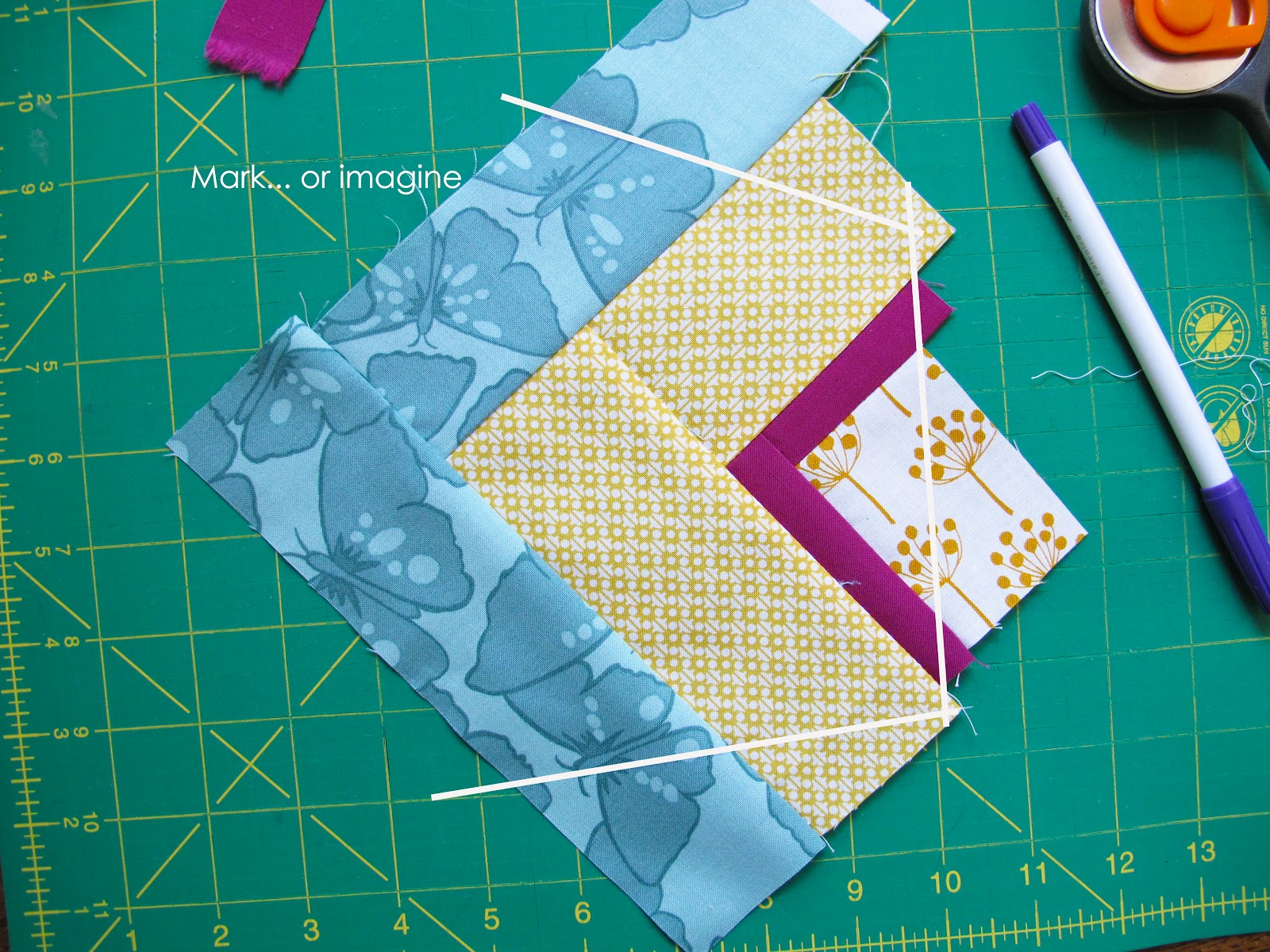 Six White Horses: Improv Chevrons