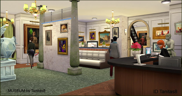 Sims 4 CC's - The Best: MUSEUM (NoCC) by Tanita