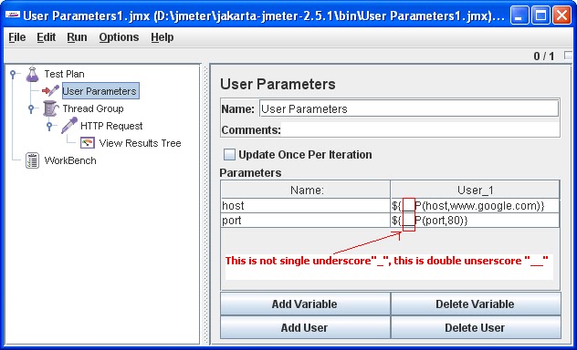 Mcheepati Url And Port Parametrize Using Jmeter