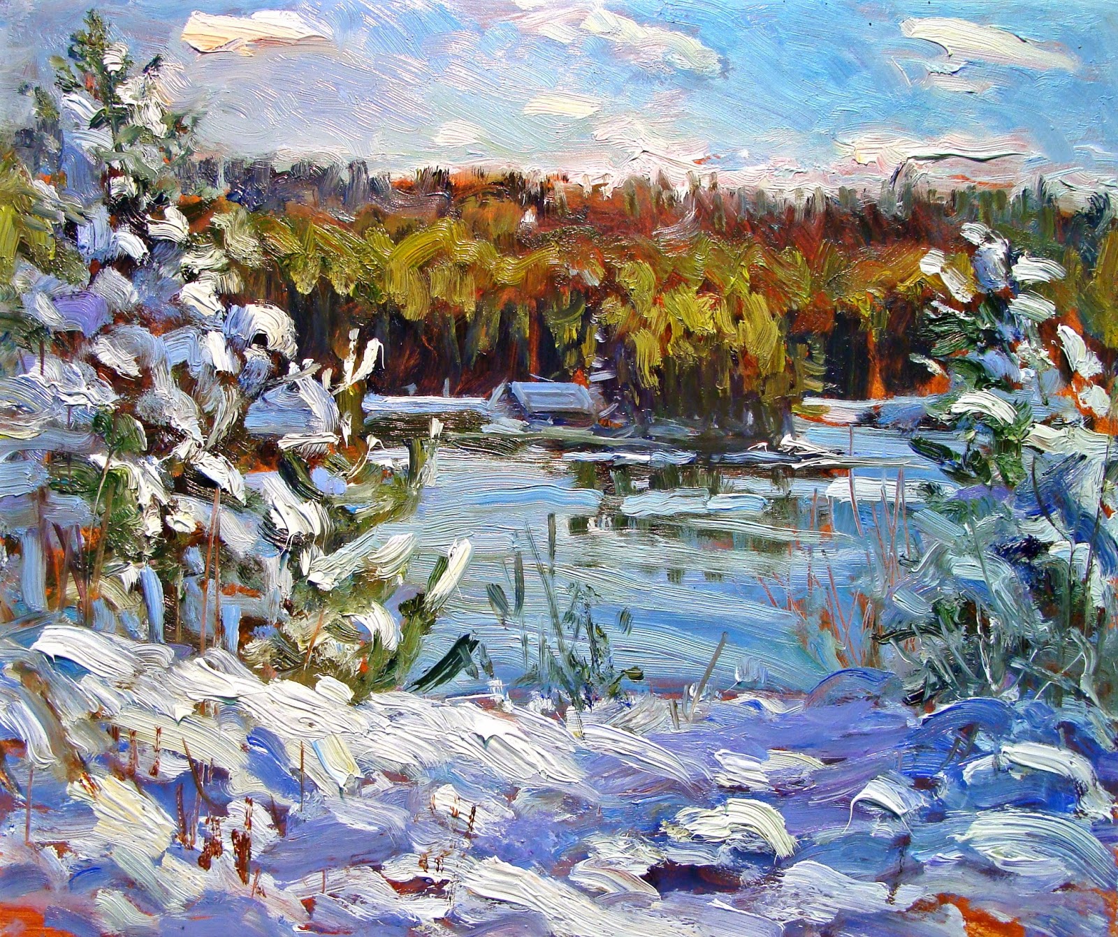 Journaling With Paint: Becoming Winterized