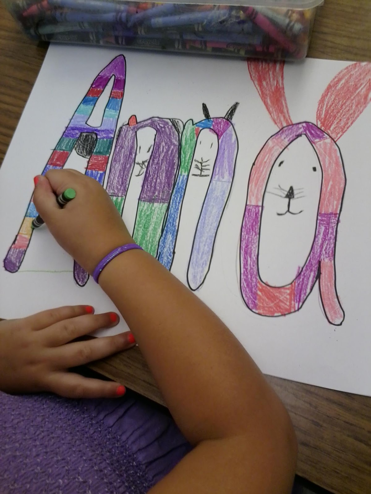 PPPS Elementary Art Rooms: Names with Patterns Second Grade Project