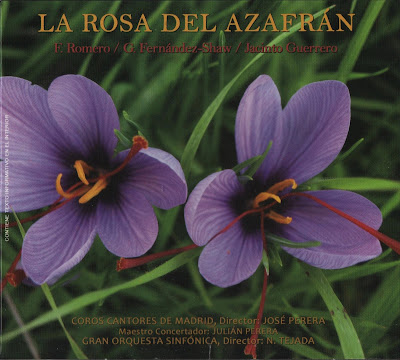 ZARZUELAS DE COLECCION: LA ROSA DEL AZAFRAN