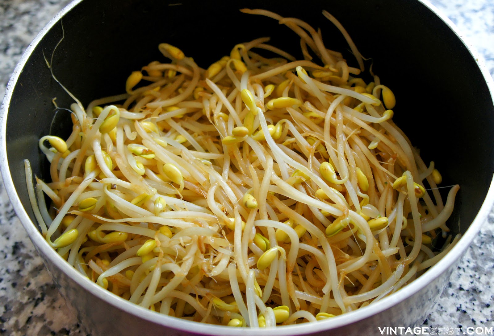 Korean Bean Sprouts Salad (Sukju Namul Muchim) ~ Diane's Vintage Zest!