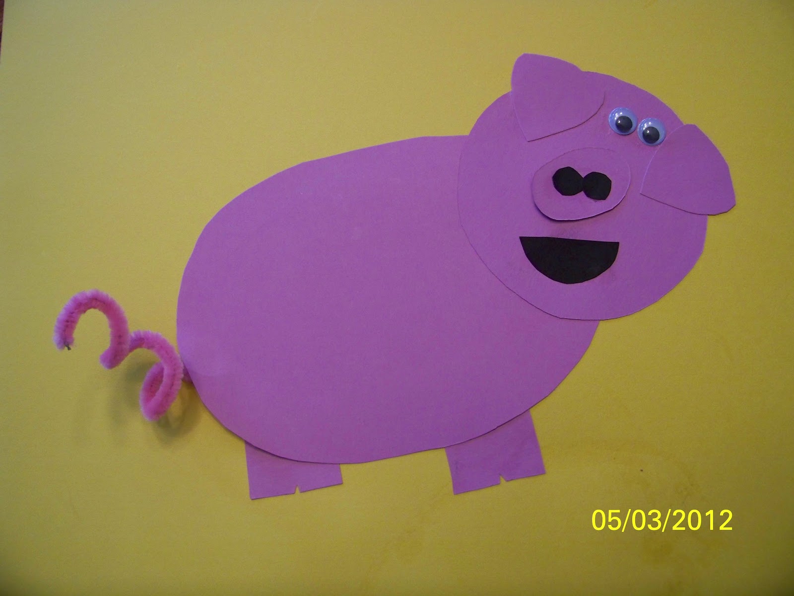 LemonTree Family Child Care: Fun Crafts: Pink Pig