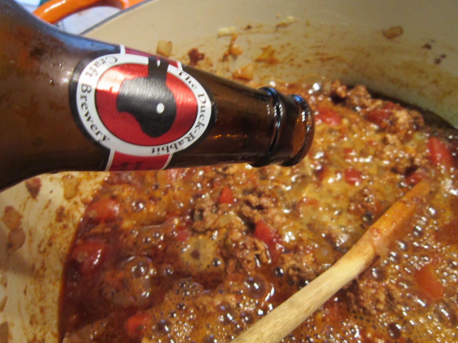 Fatback and Foie Gras: Beefalo Milk Stout Beer Chili Recipe