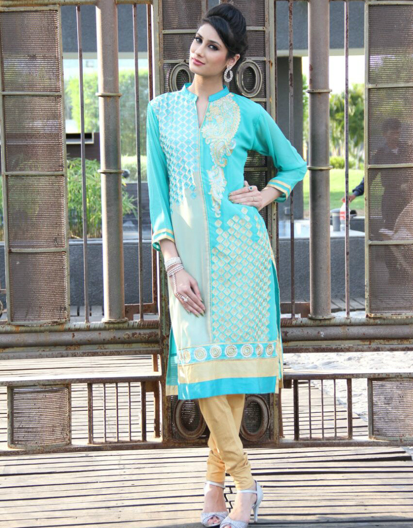 Latest Design of Georgette Kurtis ~ All Fashion Tipz | Latest Pakistani ...