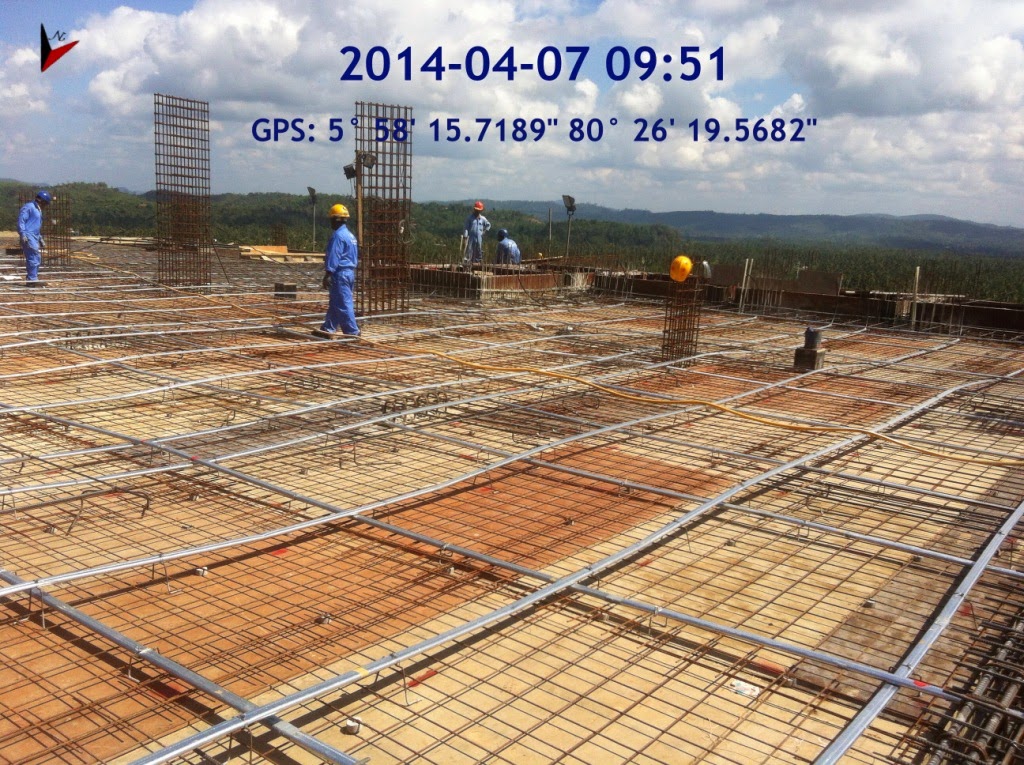 East-West Engineering Services (Pvt) Ltd: Roof Slab Grid 11-17 Area ...
