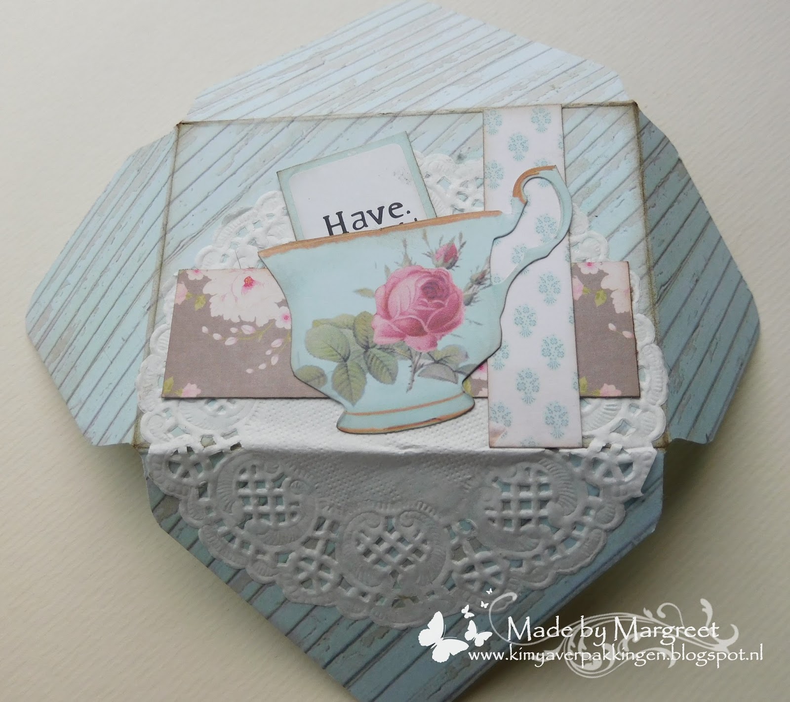 Kimya Verpakkingen: Kado-envelopje voor Kerst ATC