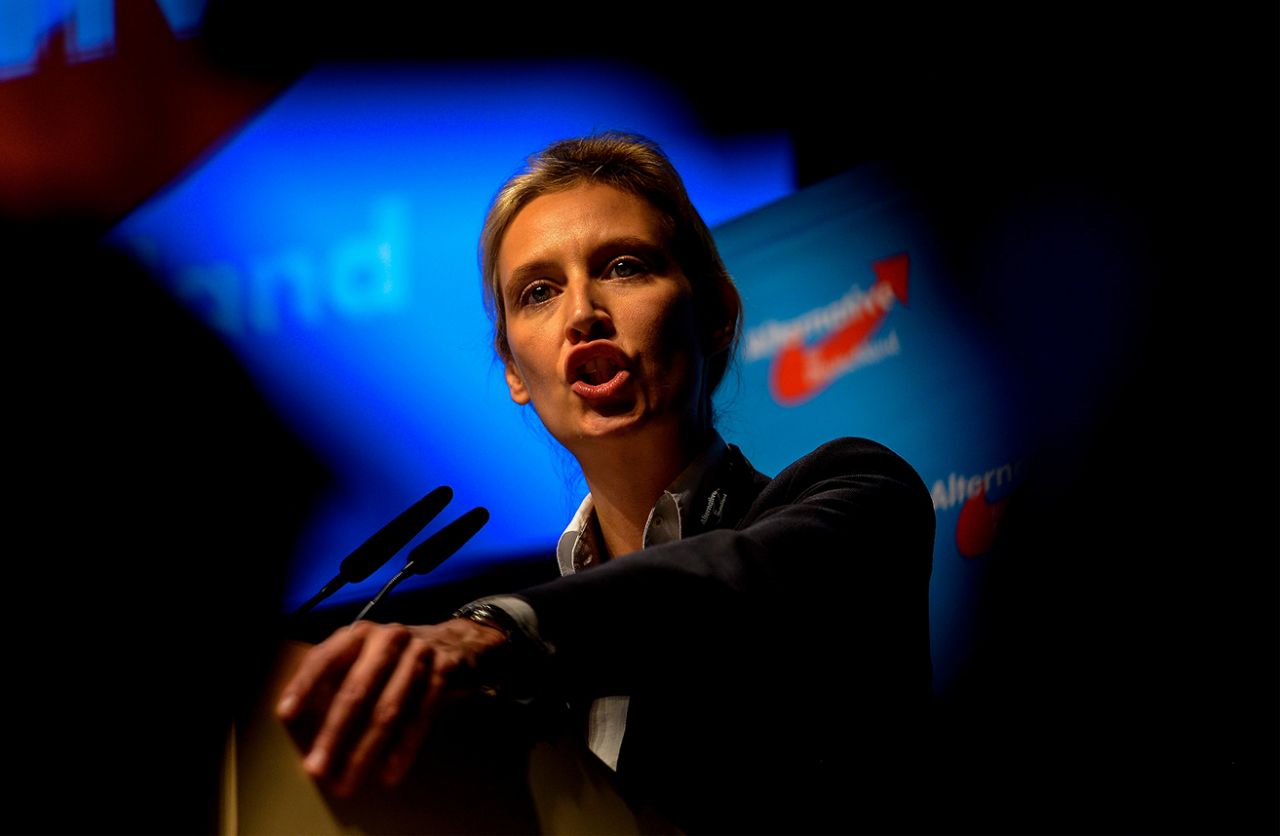 Alice Weidel speaking