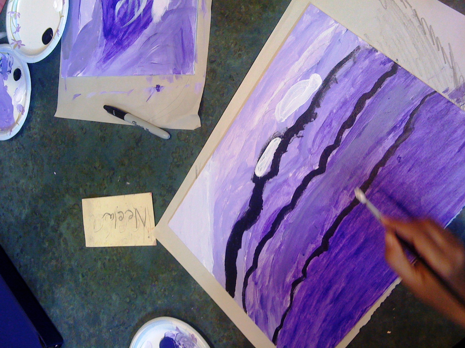 Lakeview Art Enrichment: More Monochromatic Landscapes