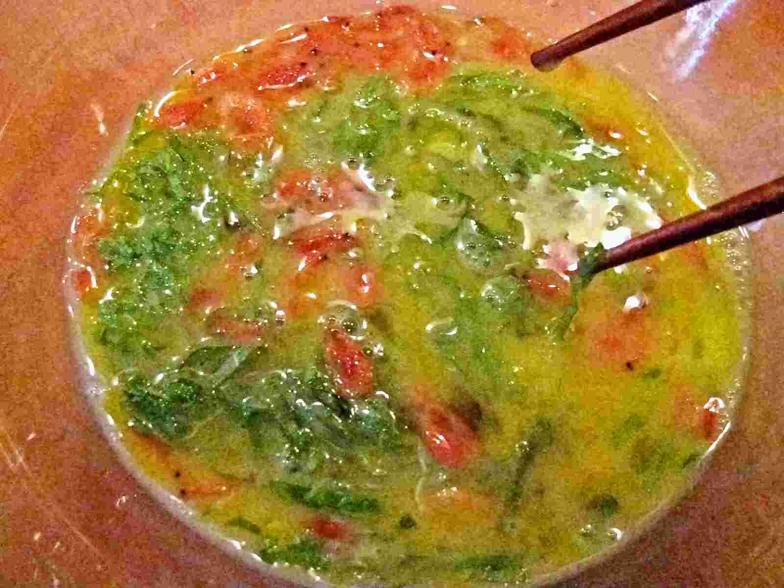 Recipes for Tom: Shiso to sakura ebi no tamagoyaki / omelet with ...