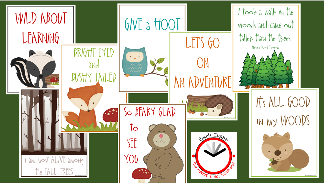It's About Time, Teachers!: WILD ABOUT LEARNING FREEBIE!