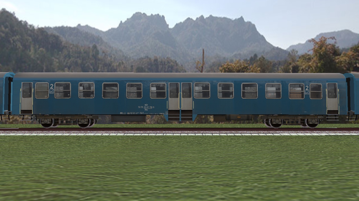 Openbve Mexico International Passenger Trains: MAV - Start 2da Clase
