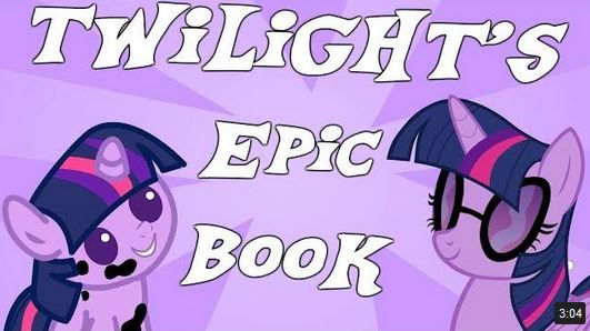Equestria Daily - MLP Stuff!: Animation: Twilight's Epic Book