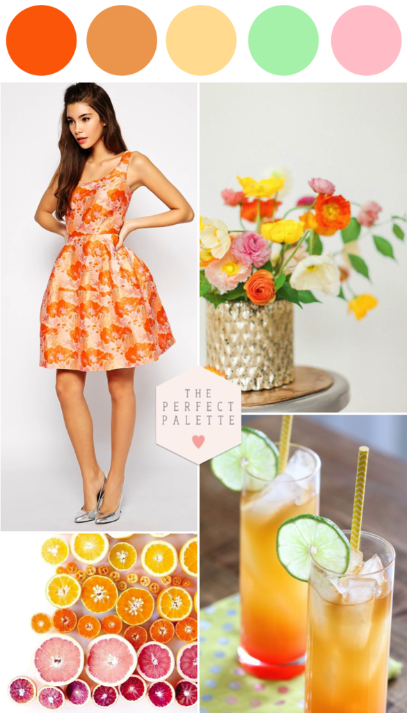 Citrus Inspired Wedding Color Palette! | The Perfect Palette