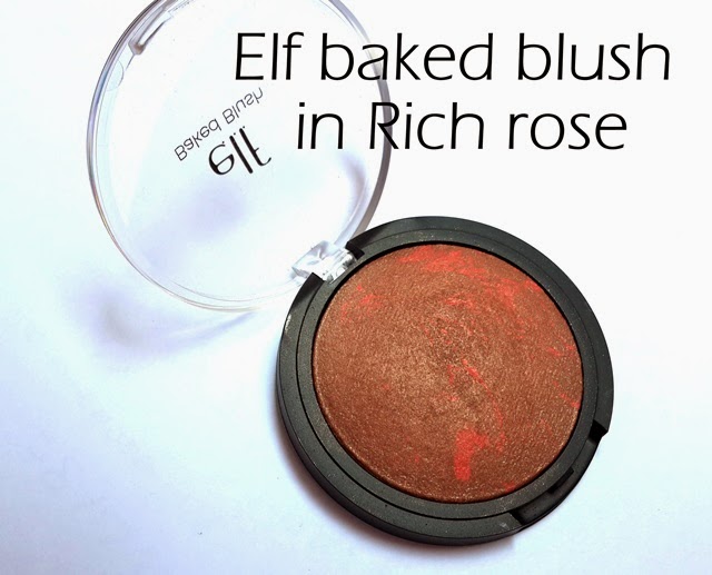 Elf Baked blush in Rich rose Review, Swatches and Photos | Beauty Dosage