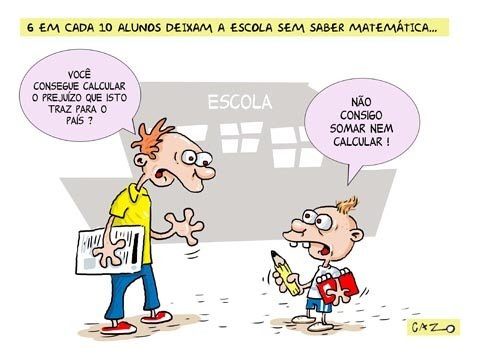 APRENDER MATEMÁTICA É DIVERTIDO: TIRINHAS