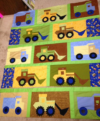 The Magic of Quilting: Tanner's Buggy Barn/ Tractor& Trucks Quilt ...
