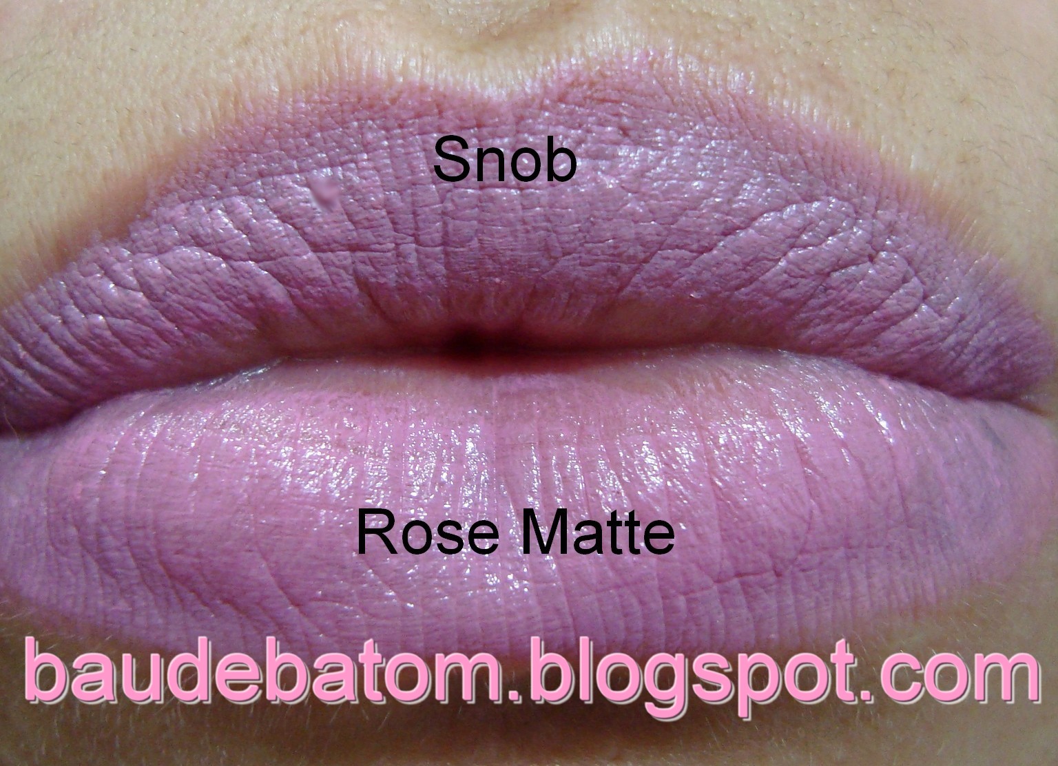 Baú de batom: Rose matte - Abelha Rainha X Snob - MAC