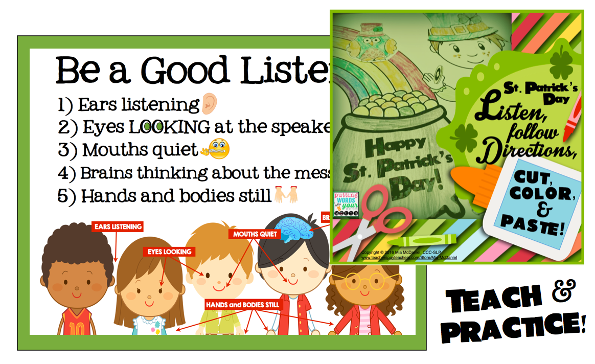 Speech and Language Ideas for St. Patrick’s Day