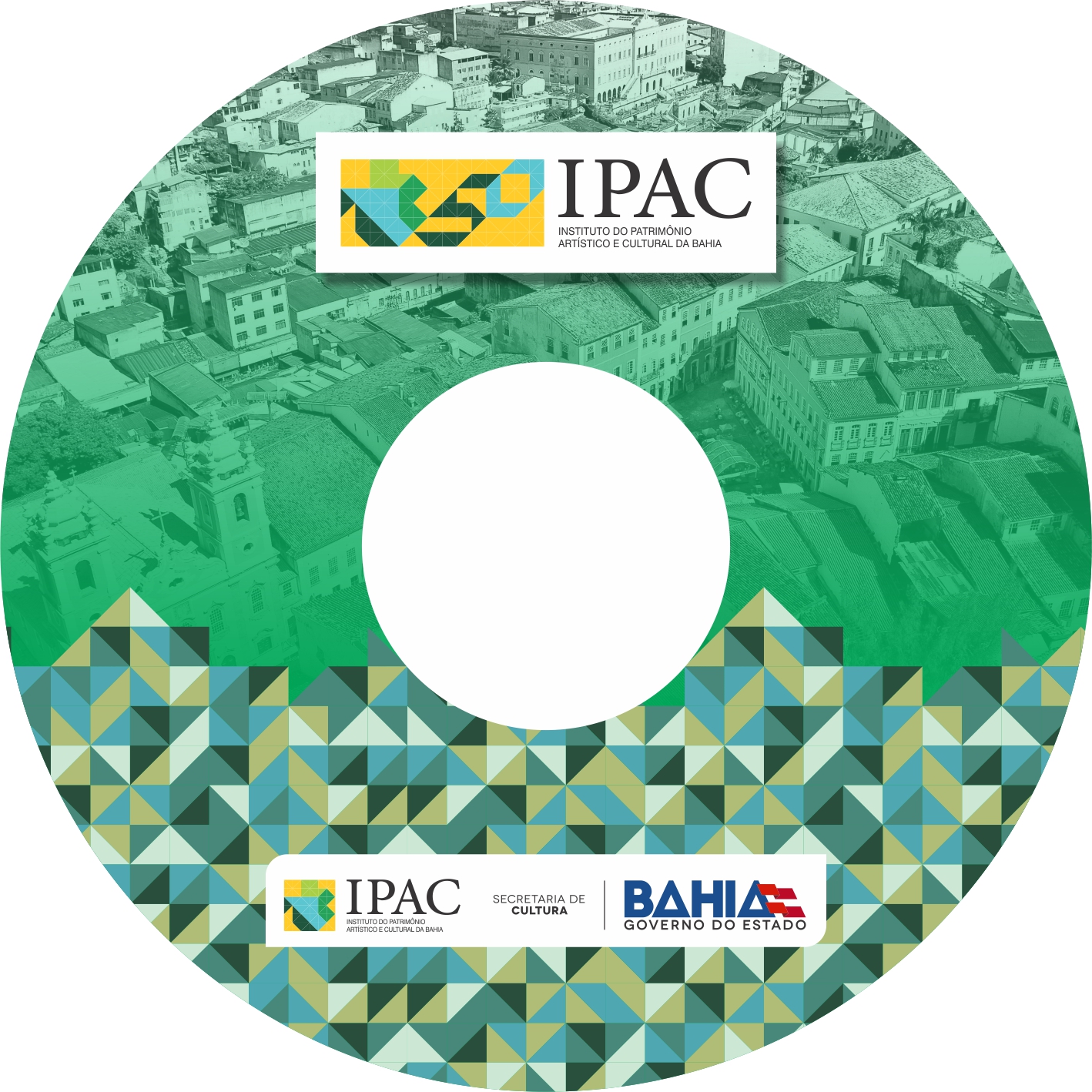 Maquinando Idéias: Identidade visual (adesivo bolacha e capa DVD): 50 anos IPAC - IPAC / SECULT-BA