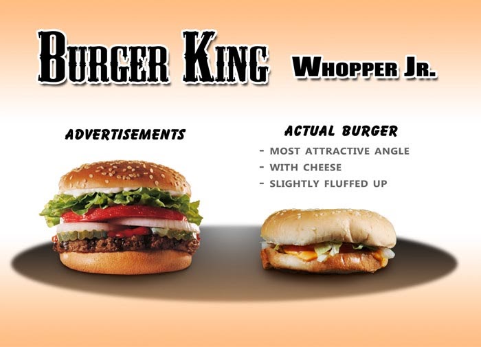 What You Really Get: Burger King - Whopper Jr.