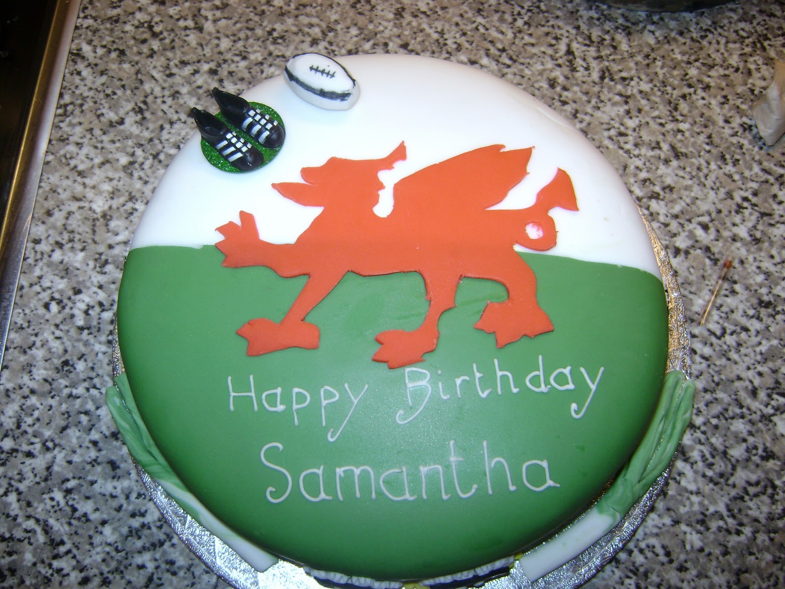 Caroline Jane Cakes: Welsh Theme Cake