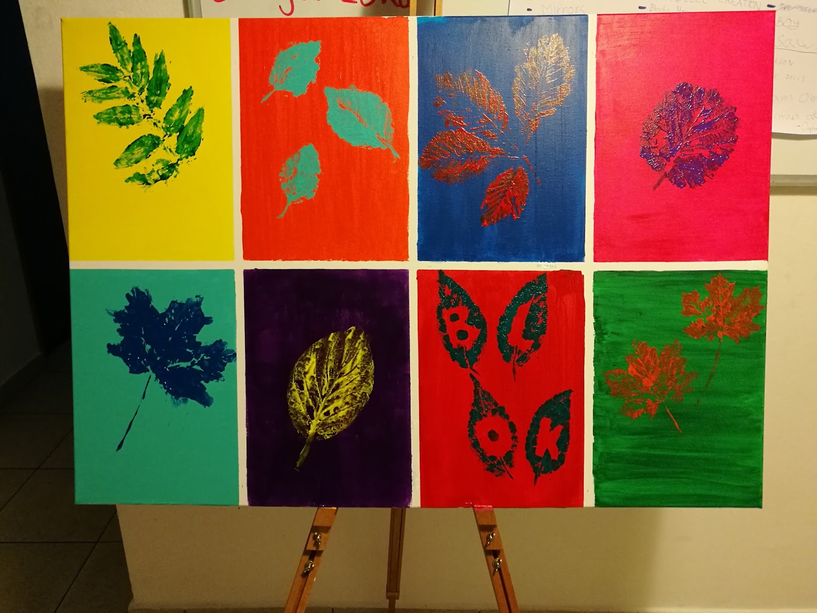 Ustvarjalna garaža: Autumn pop art