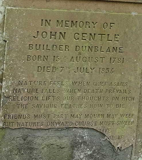 RAMBLES FROM MY CHAIR: Dunblane Cathedral Cemetery