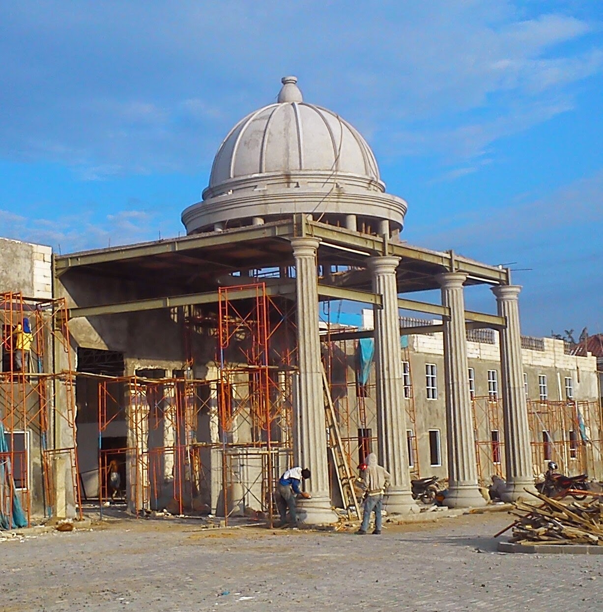 Menerima pemasangan kubah GRC,kerawangan GRC,List Plang GRC 0813-1558 ...