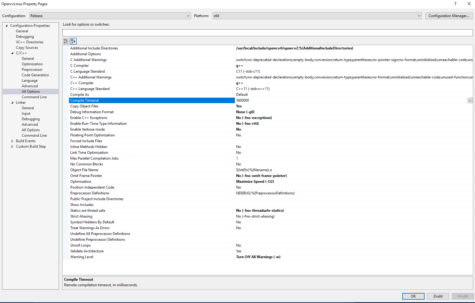 Opencv 4 Linux application in visual studio 2017- Ubuntu Linux ...
